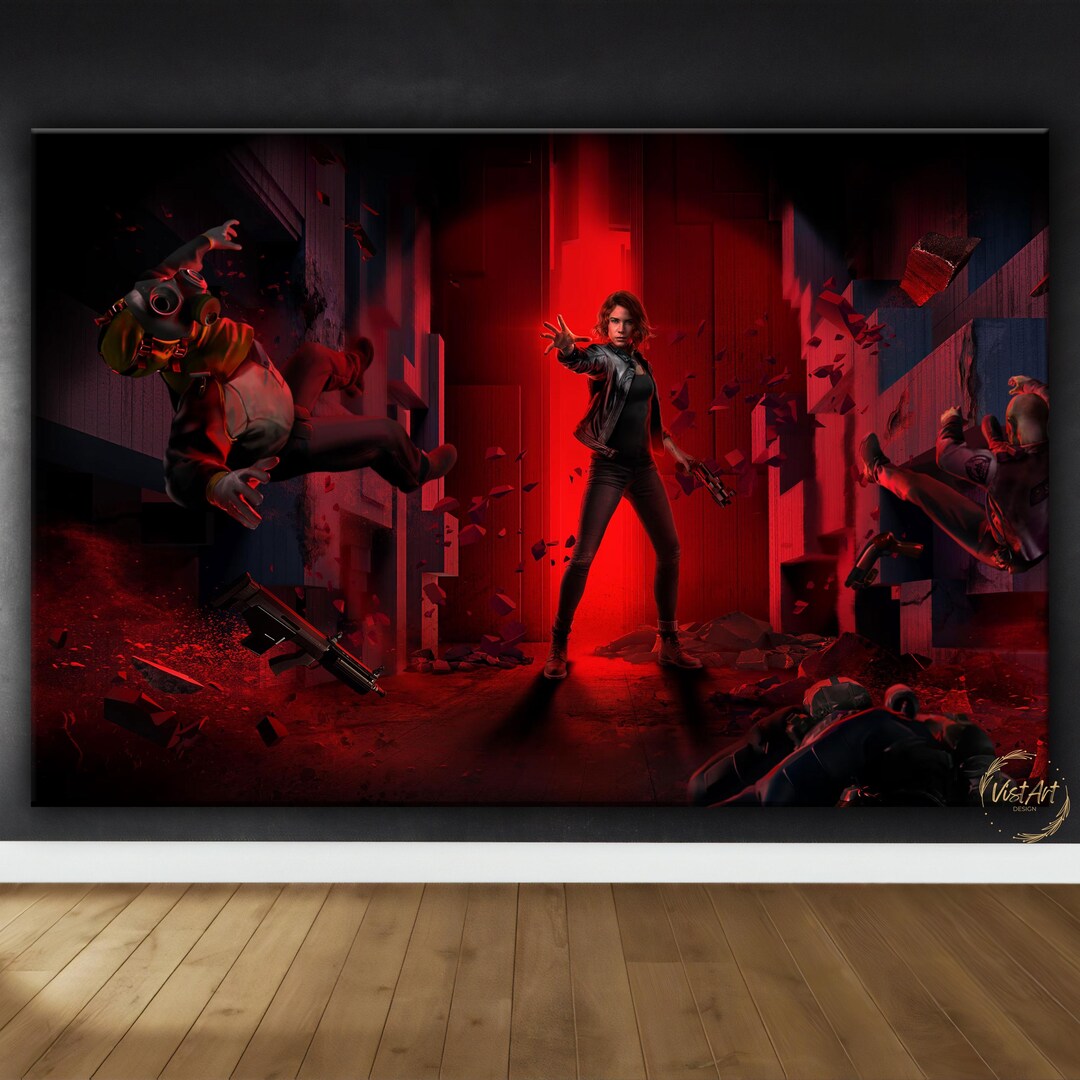 Control Poster Jesse Faden Wall Art Rolled Canvas Print High Quality ...