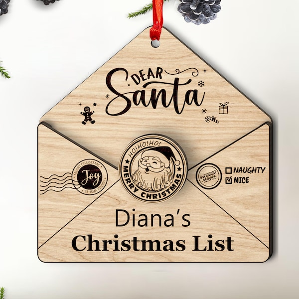 Dear Santa Ornament - Etsy