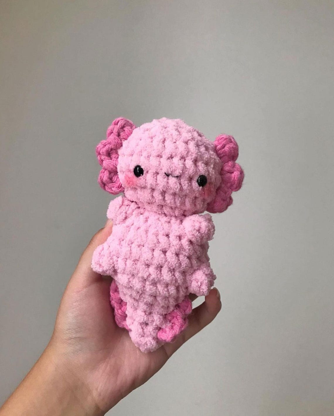 Baby Axolotl Crochet Pattern PDF, Axolotl Amigurumi, Cute Animal ...