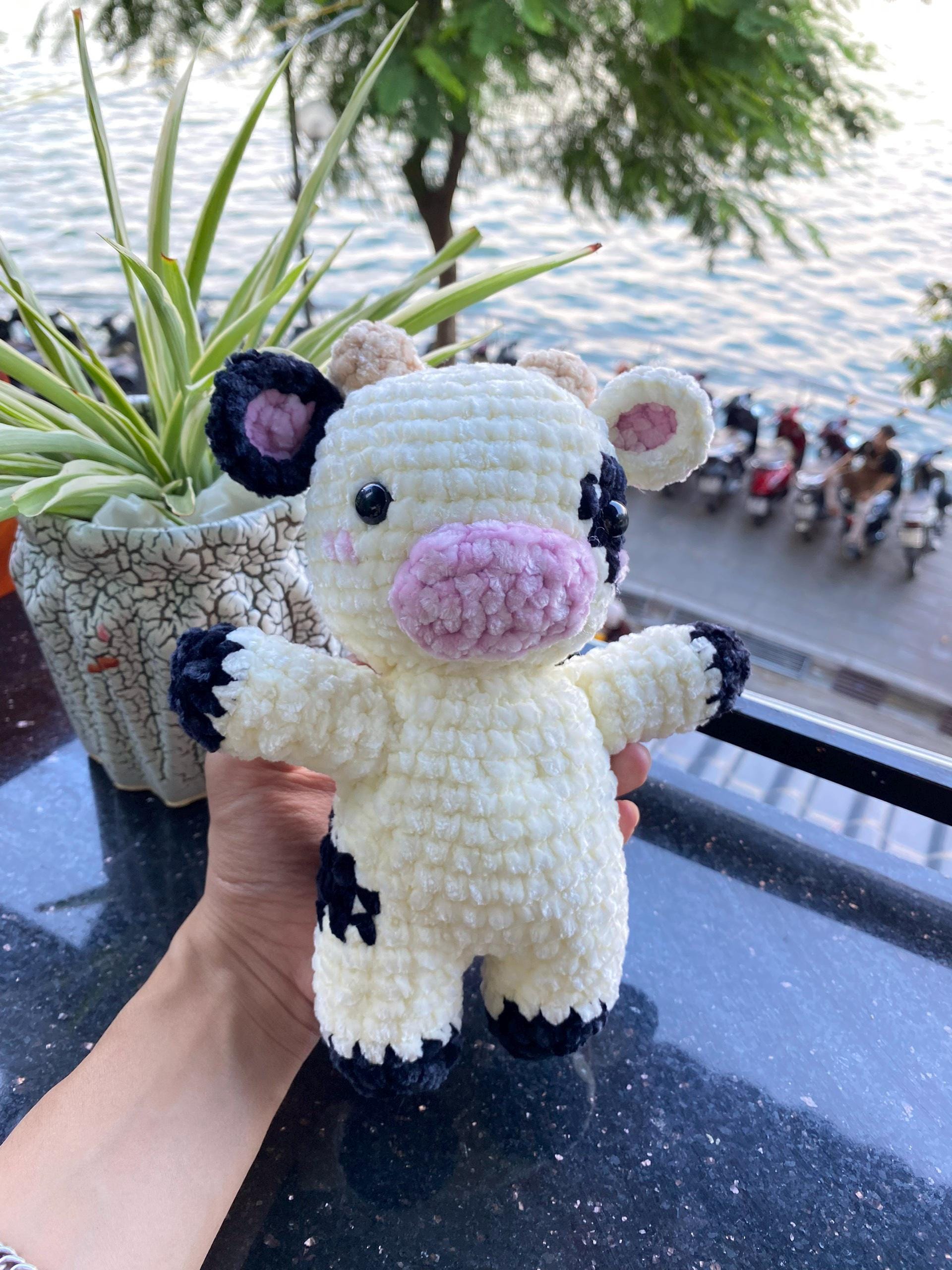 Baby Cow Crochet Pattern PDF, Milk Cow Crochet Pattern, Cow Plush ...