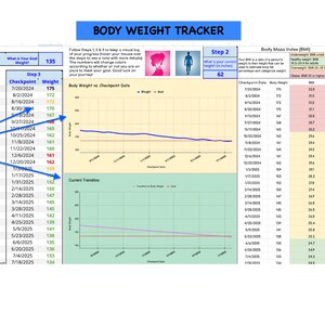 Fitness/nutrition Tracker & Planner google Sheet Platform - Etsy