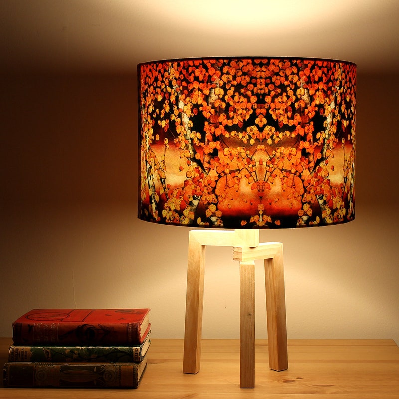 Birch Table Lamp - Etsy