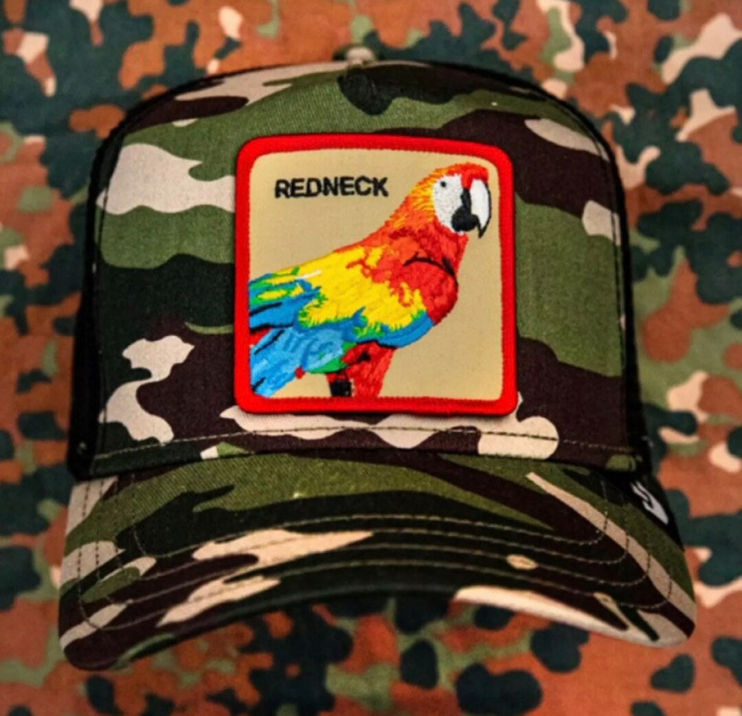 Goorin the Farm Trucker Hat Snapback Cap Super Doody Redneck Parrot ...