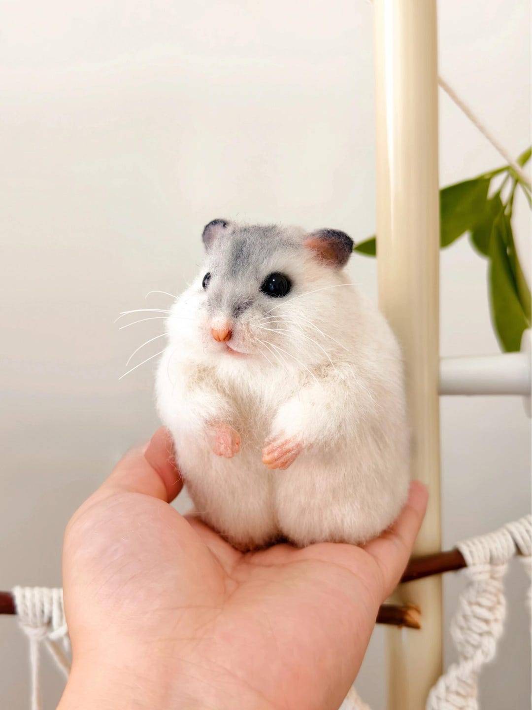 Custom Needle Felted Hamster Sculpture: Pet Memorial Gift, Handcrafted ...