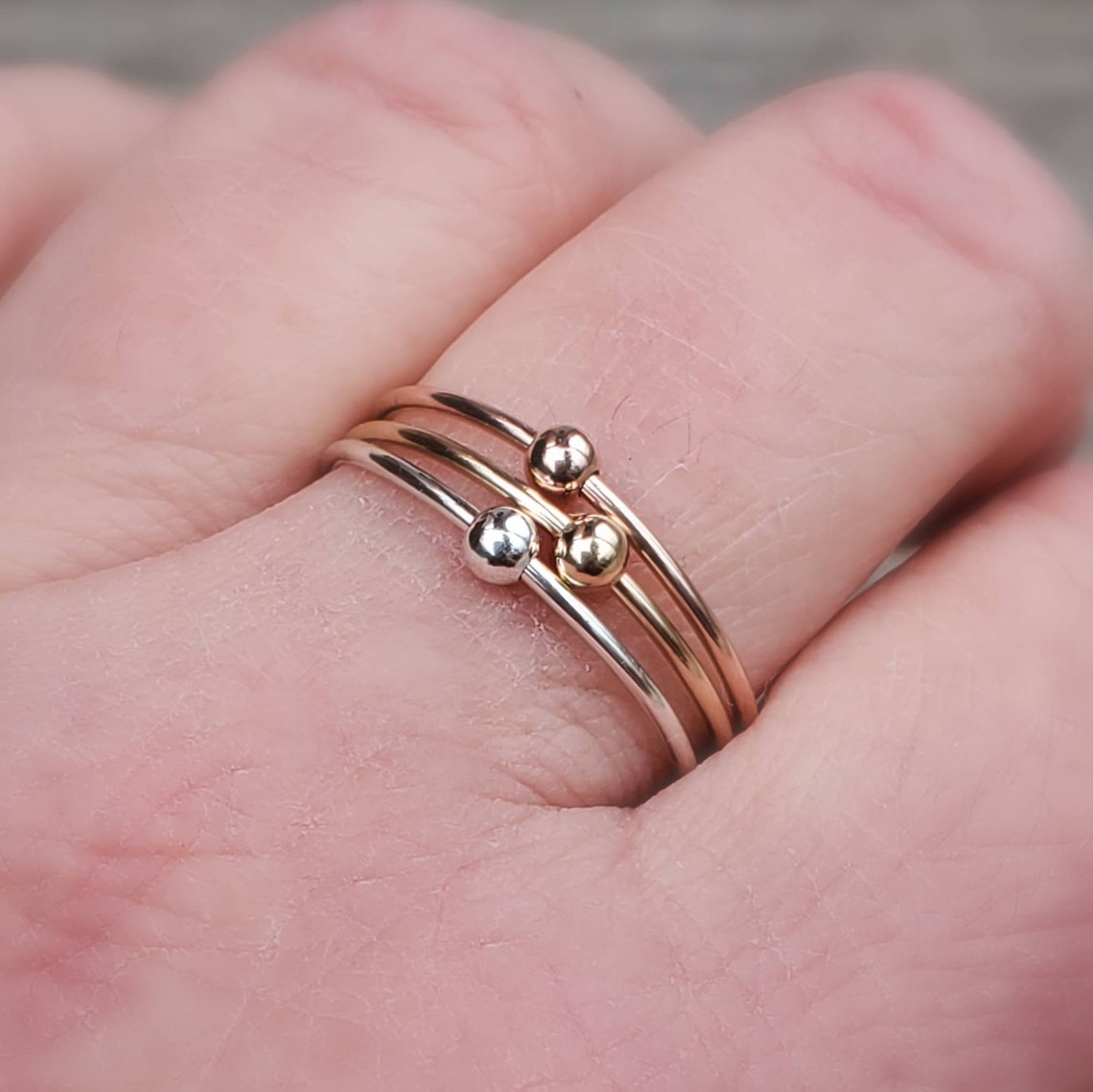 Anxiety Ring 14k Gold Filled Spinner Ring - Etsy