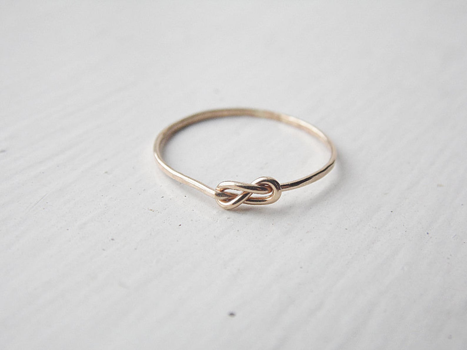 Thin Infinity Ring 14k Gold Fill Stacking Ring Knot - Etsy