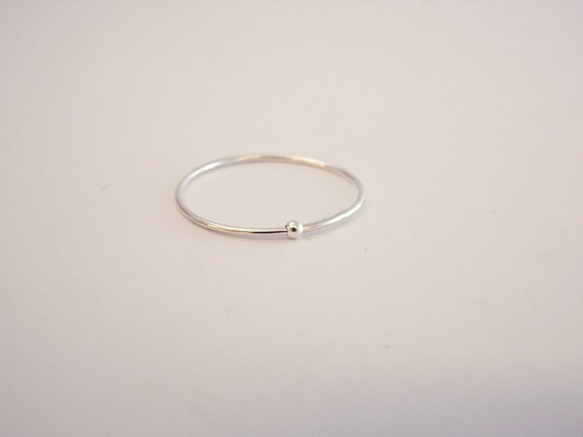 Spinner Ring Sterling Silver Stacking Ring - Etsy