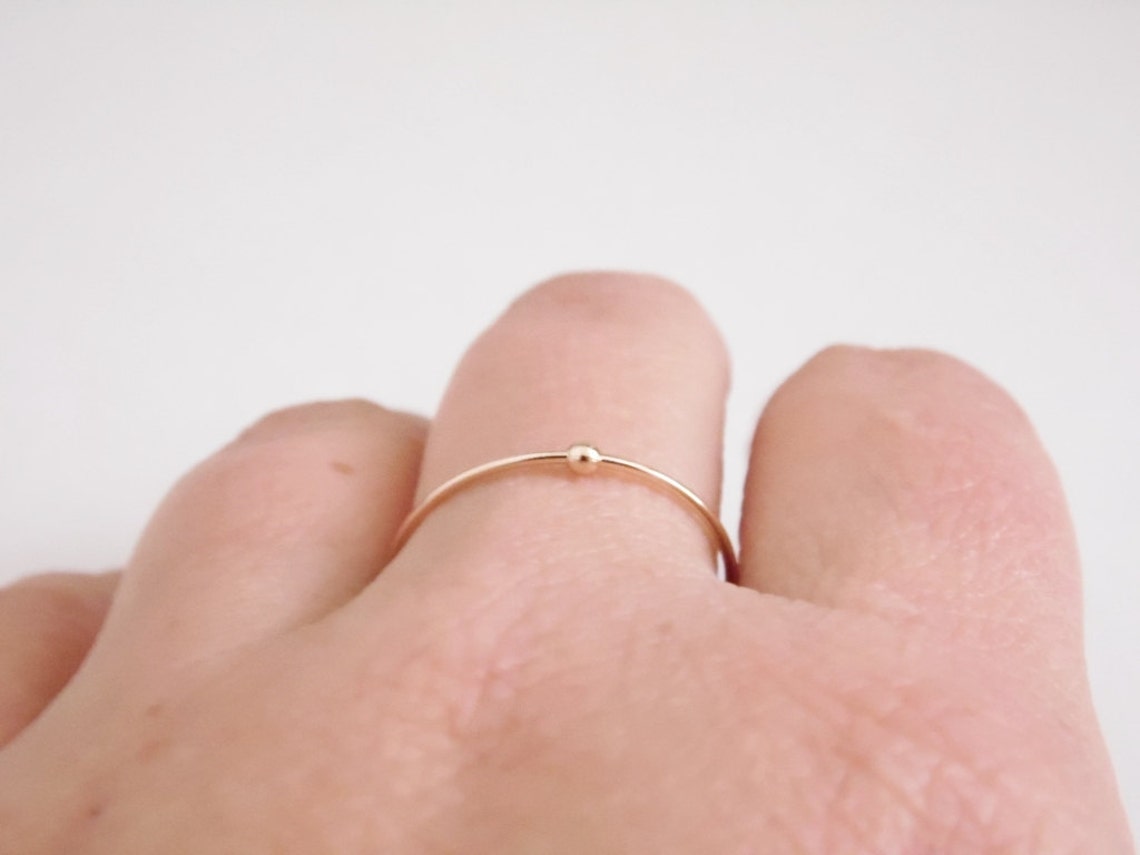 Spinner Ring 14k Gold Filled Stacking Ring - Etsy