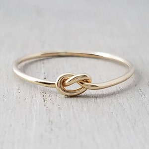 Gold Knot Ring - Etsy