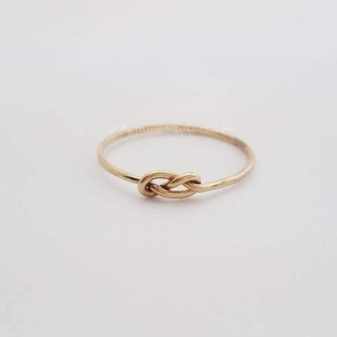 Infinity Knot Ring 14k Gold Filled - Etsy