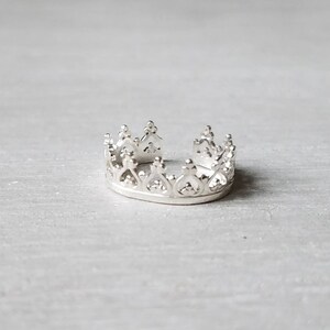 Princess Crown Ear Cuff in Sterling Silver - Etsy