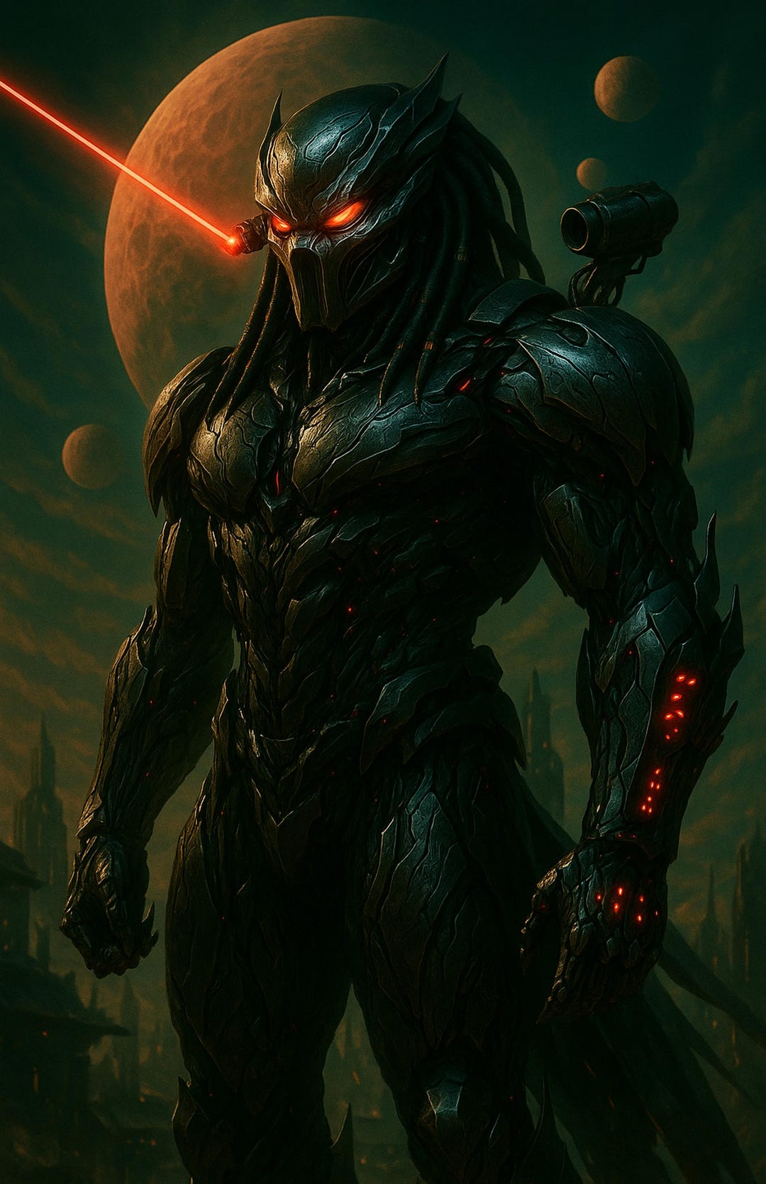Predator Inspired Artwork. Poster Size 11in X 17in. Digital File ...