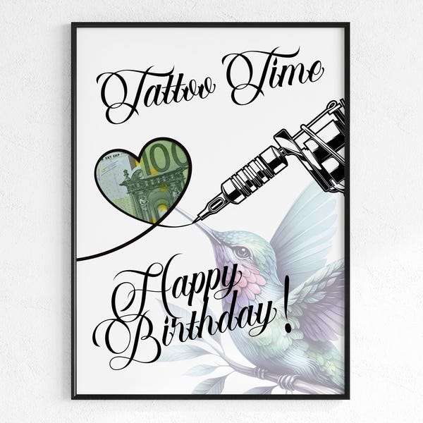 Tattoo Poster Template - Etsy UK