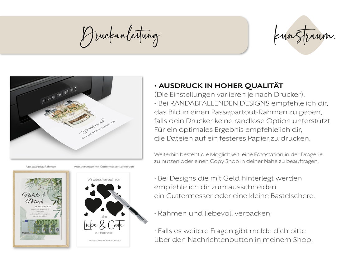 Editable Wedding Money Gift Printable | Custom Wedding Gift With Car ...