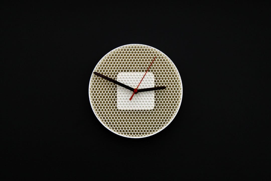 Modern Structure Clock 3D Printed - Etsy