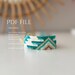 Delica Bracelet PDF Pattern, Loom or Square Stitch, Turquoise and Gold ...