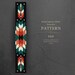 Miyuki Delica Bracelet Pattern for Beadweaving on a Loom, Native Design ...