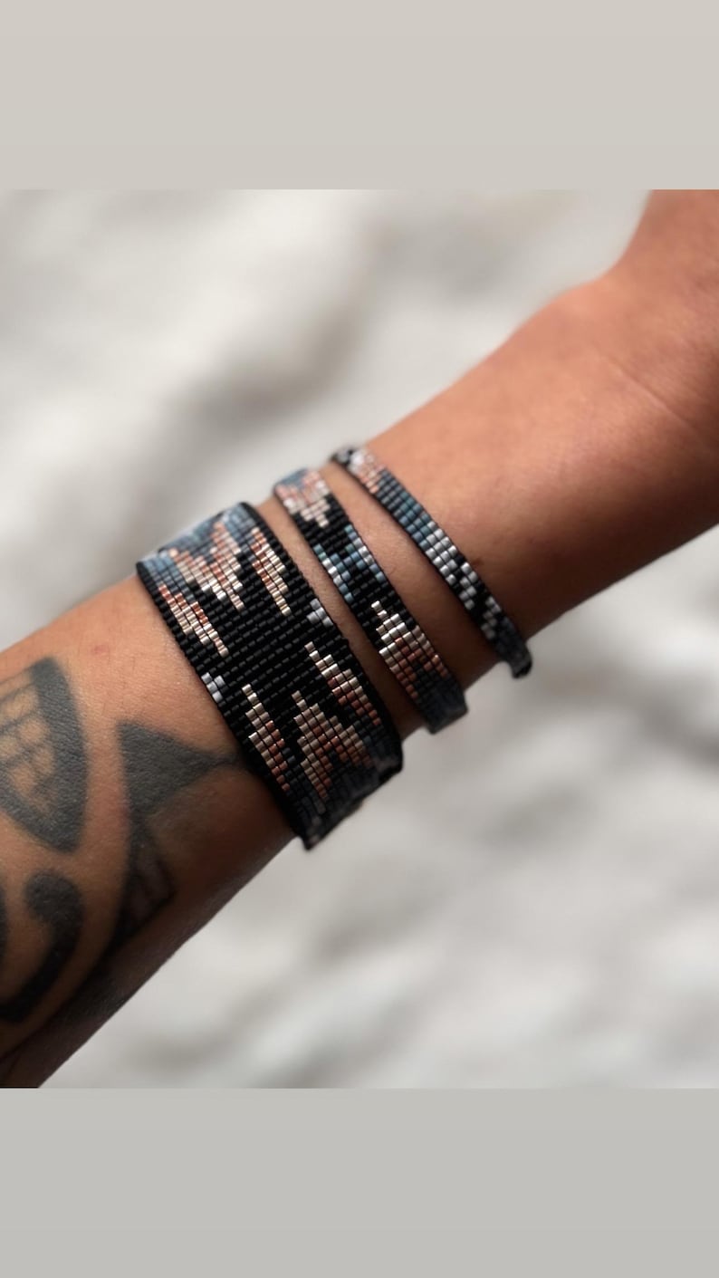 Loom Bracelet Pattern, Miyuki Delica Bracelet Diy, Pdf - Etsy