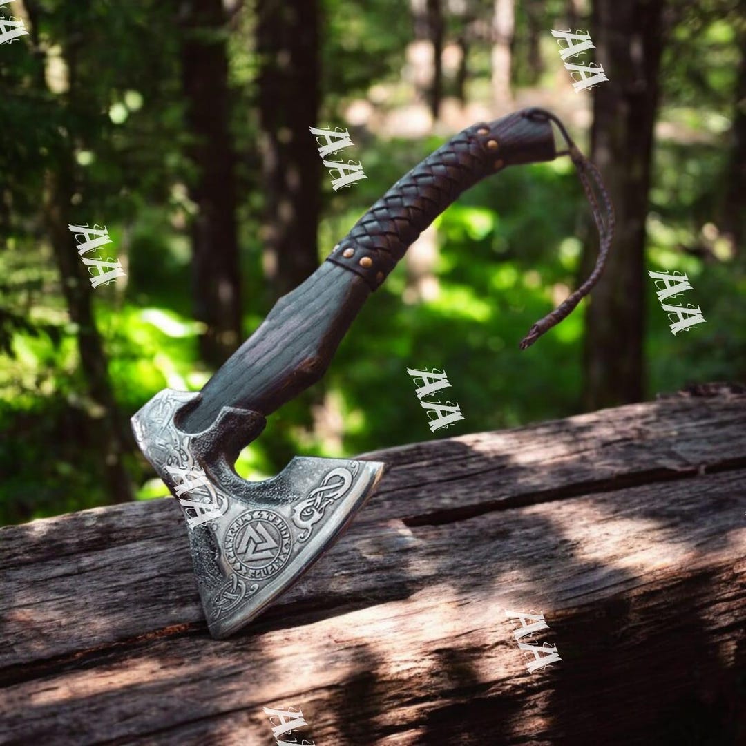 Hand-forged Viking Battle Axe: Personalized Engraved Gift - Etsy