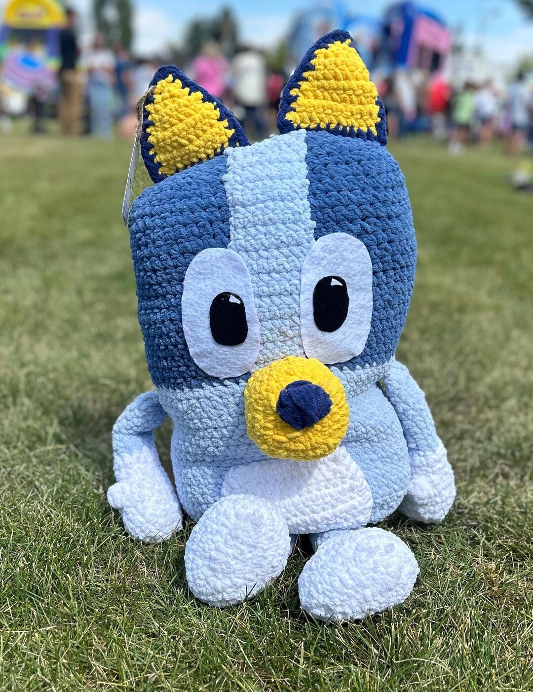 Giant Crochet Bluey and Bingo - Etsy