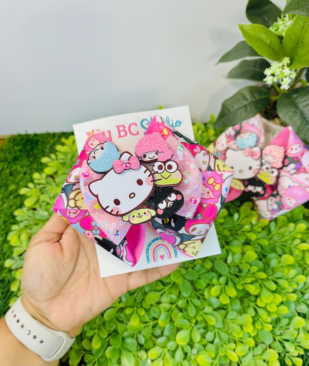 Hello Kitty Bow, H. Kitty Hair Bow, Hello Kitty Themed, Hello Kitty ...