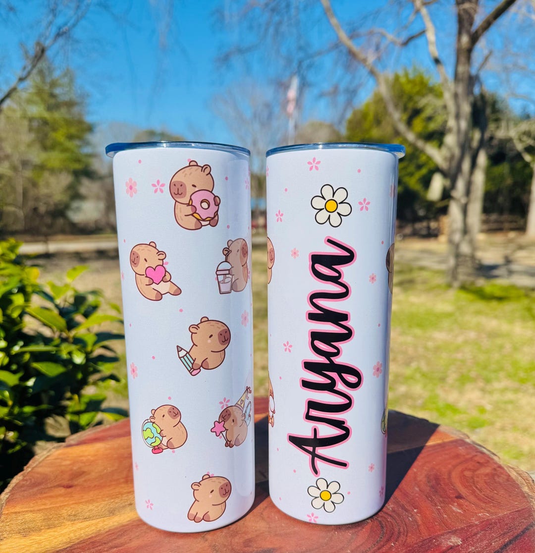 Capybara Cup, Capybara Tumbler, Capybara Personalized, Capybara Mug ...