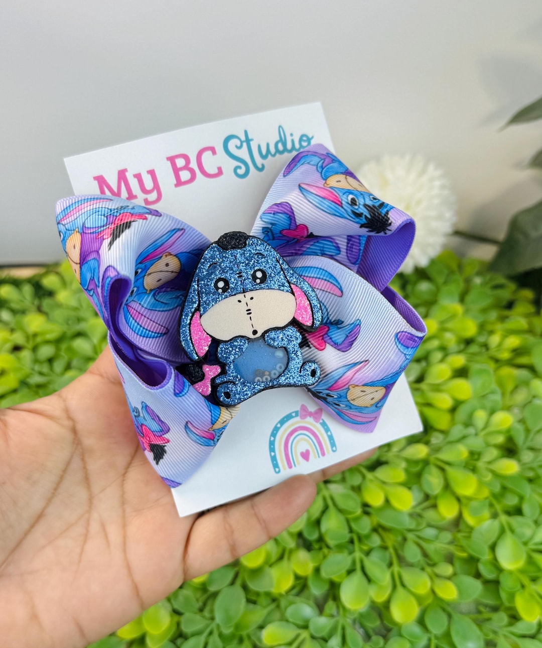 Eeyore Bow, Eeyore Hairbow, Winnie the Pooh Birthday, Eeyore Headband ...