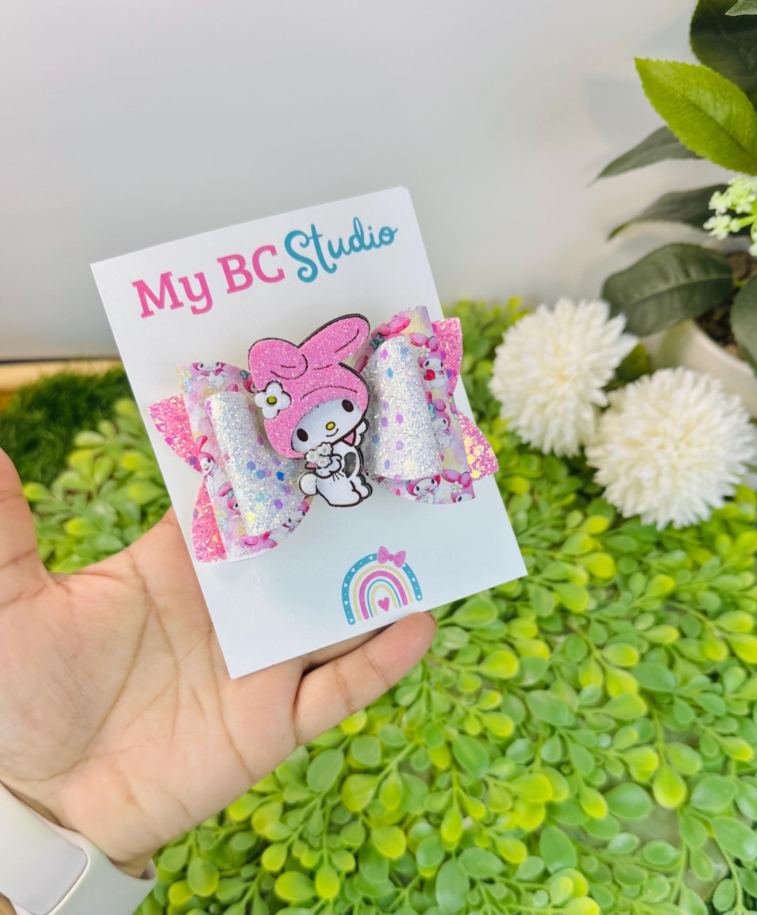 My Melody Bow, My Melody Hairbow, My Melody Pink Bow, My Melody ...