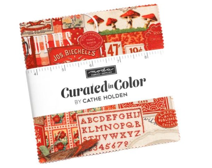 MODA Woodland Winter Charm Pack Containing 42 Factory Cut Five Inch ...