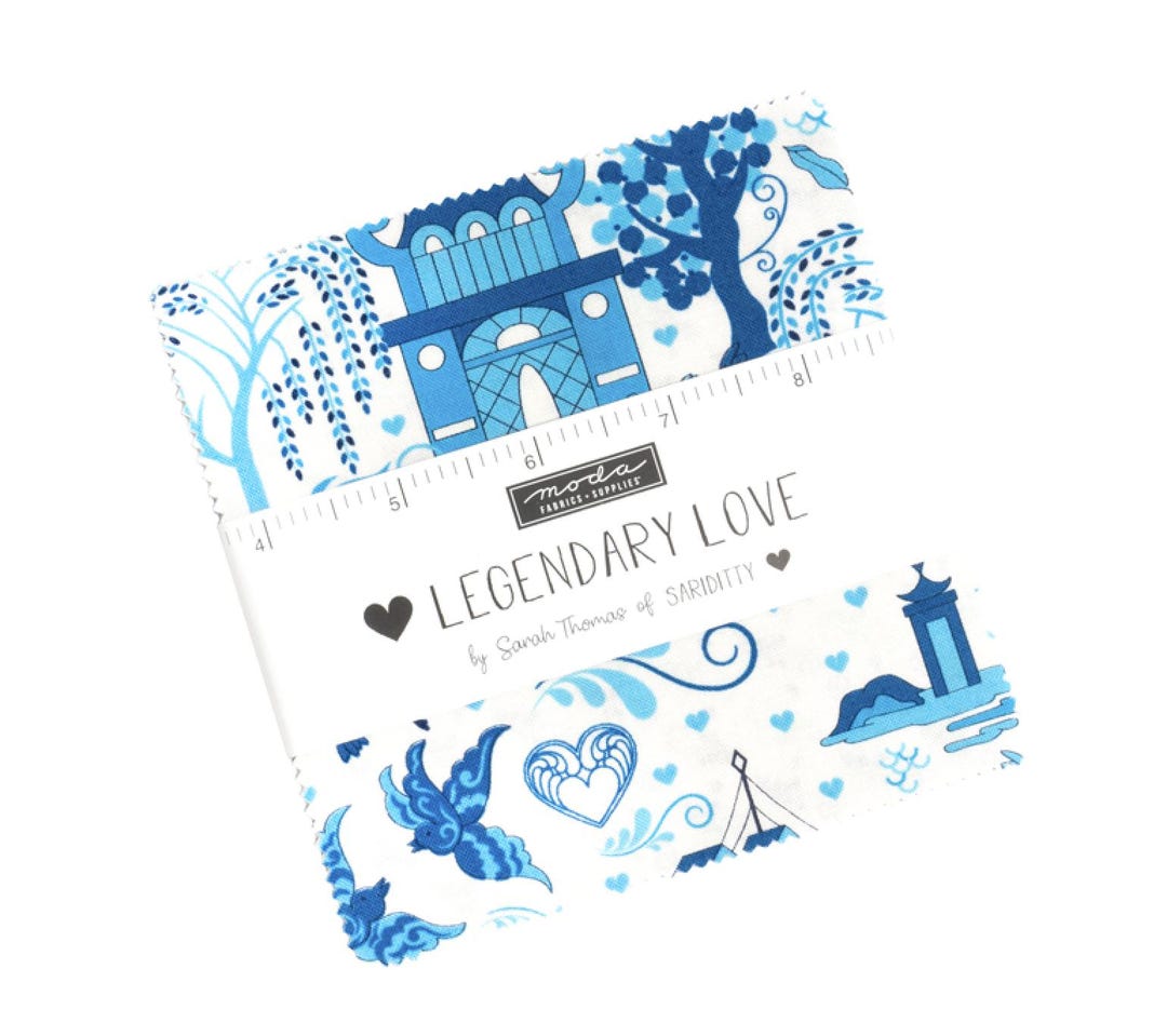 MODA "legendary Love" Charm Pack Contains 42 Five Inch Factory Cut ...