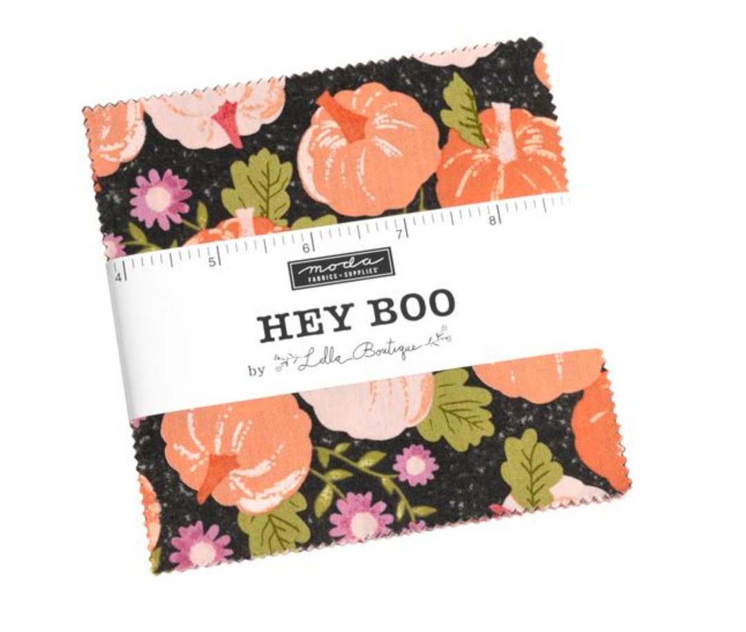 MODA Hey Boo Charm Pack BY Lella Boutique Containing 42 Factory Cut ...