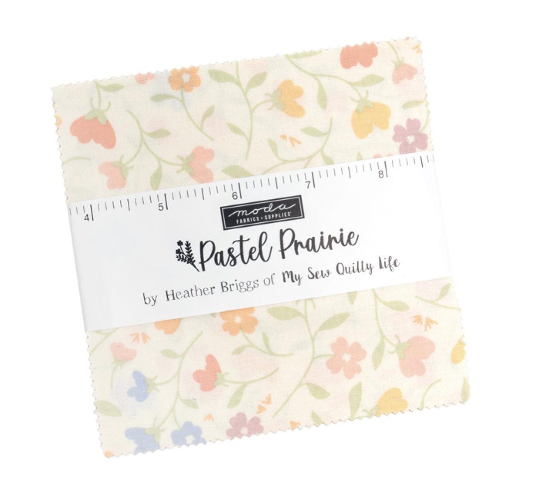 MODA Pastel Prairie Charm Pack, Contains 42 Five Inch Squares, by My ...