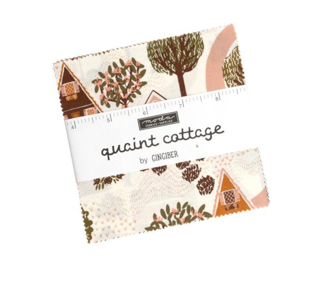 MODA Quaint Cottage Charm Pack by Gingiber Containing 42 Five Inch ...