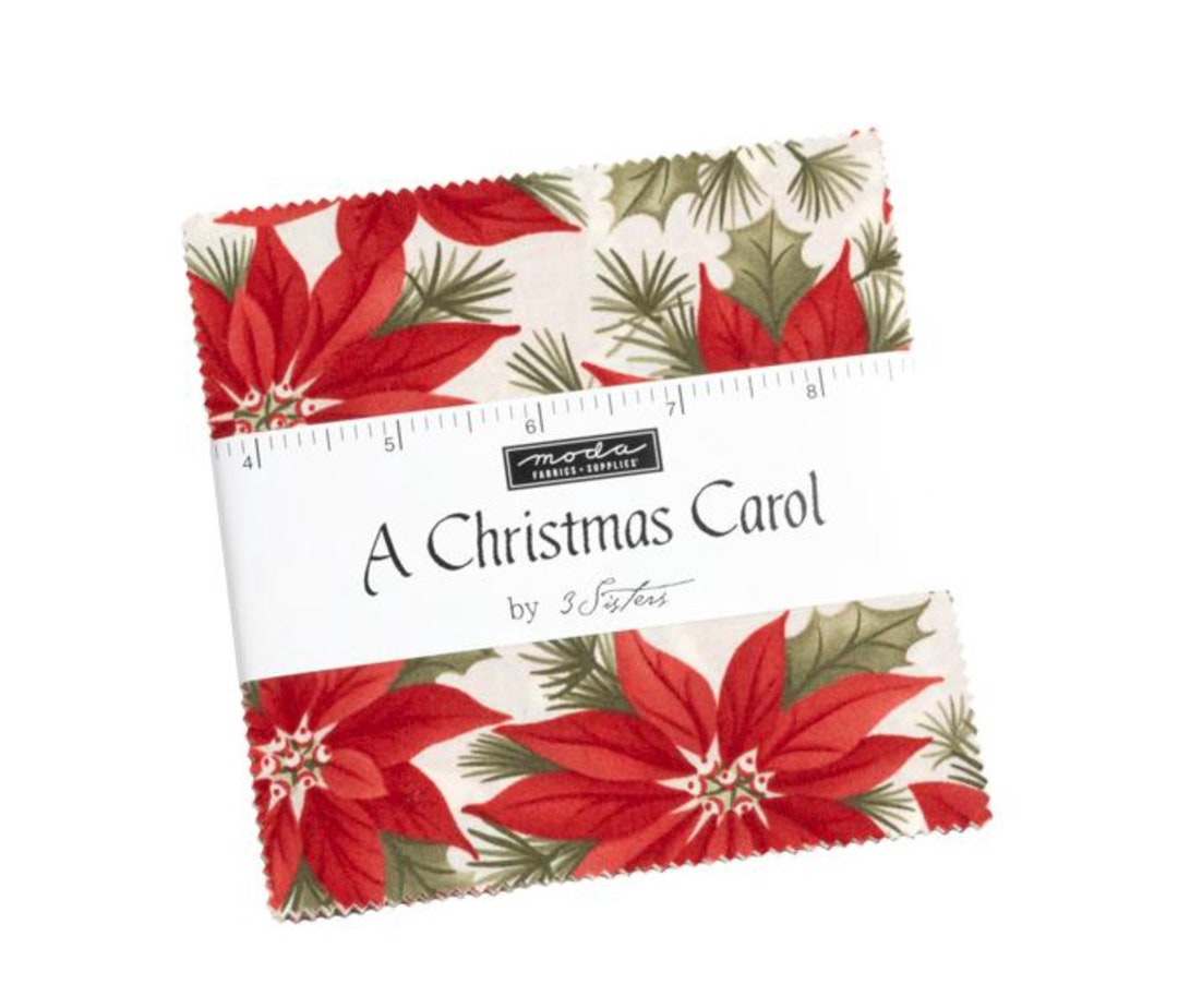 MODA A Christmas Carol Charm Pack Containing 42 Five Inch Squares by 3 ...