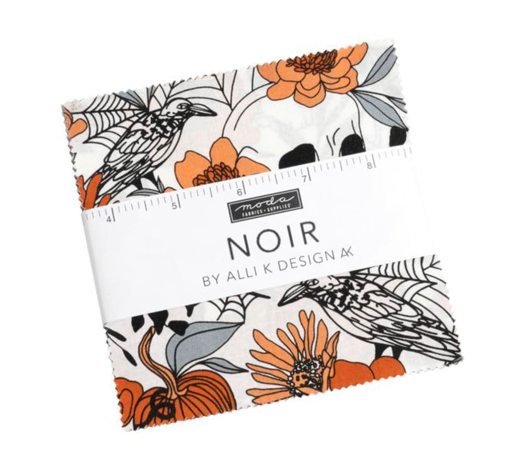 MODA Noir Charm Pack by Alli K Design Containing 42 Factory Cut Five ...