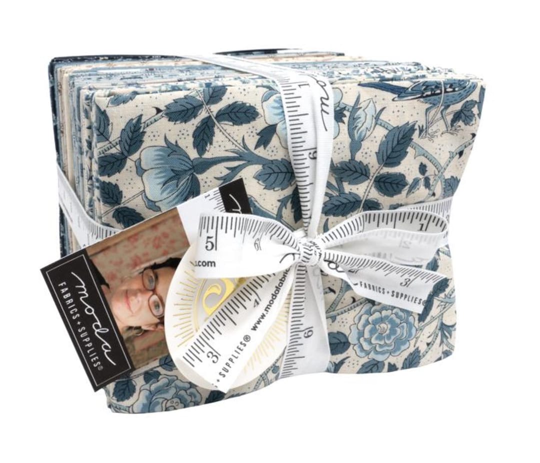 MODA SACRE Bleu AB (assorted Bundle) Pack Containing 34 Fat Quarters by ...