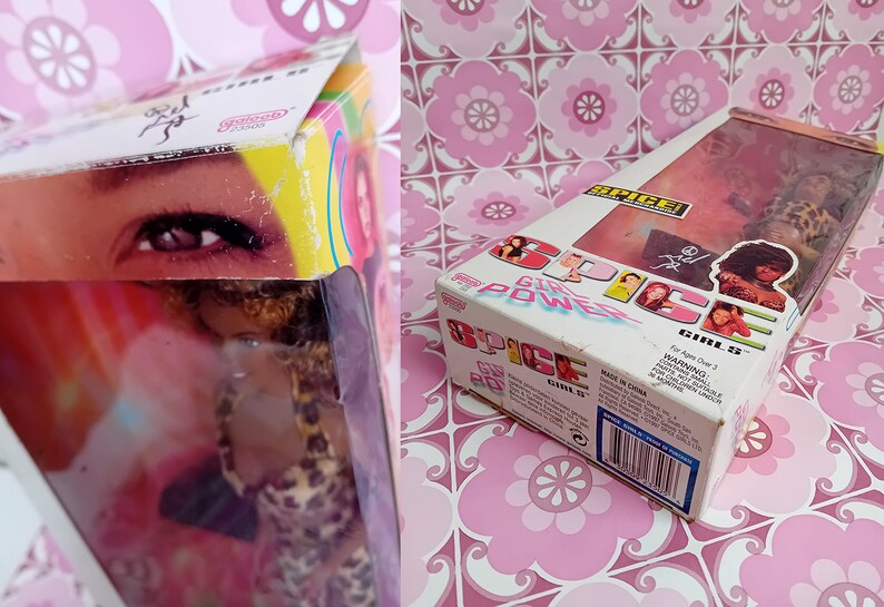 1997 Mel B Barbie Box SPICE GIRLS Doll Galoob Scary Spice Girl Power - Etsy