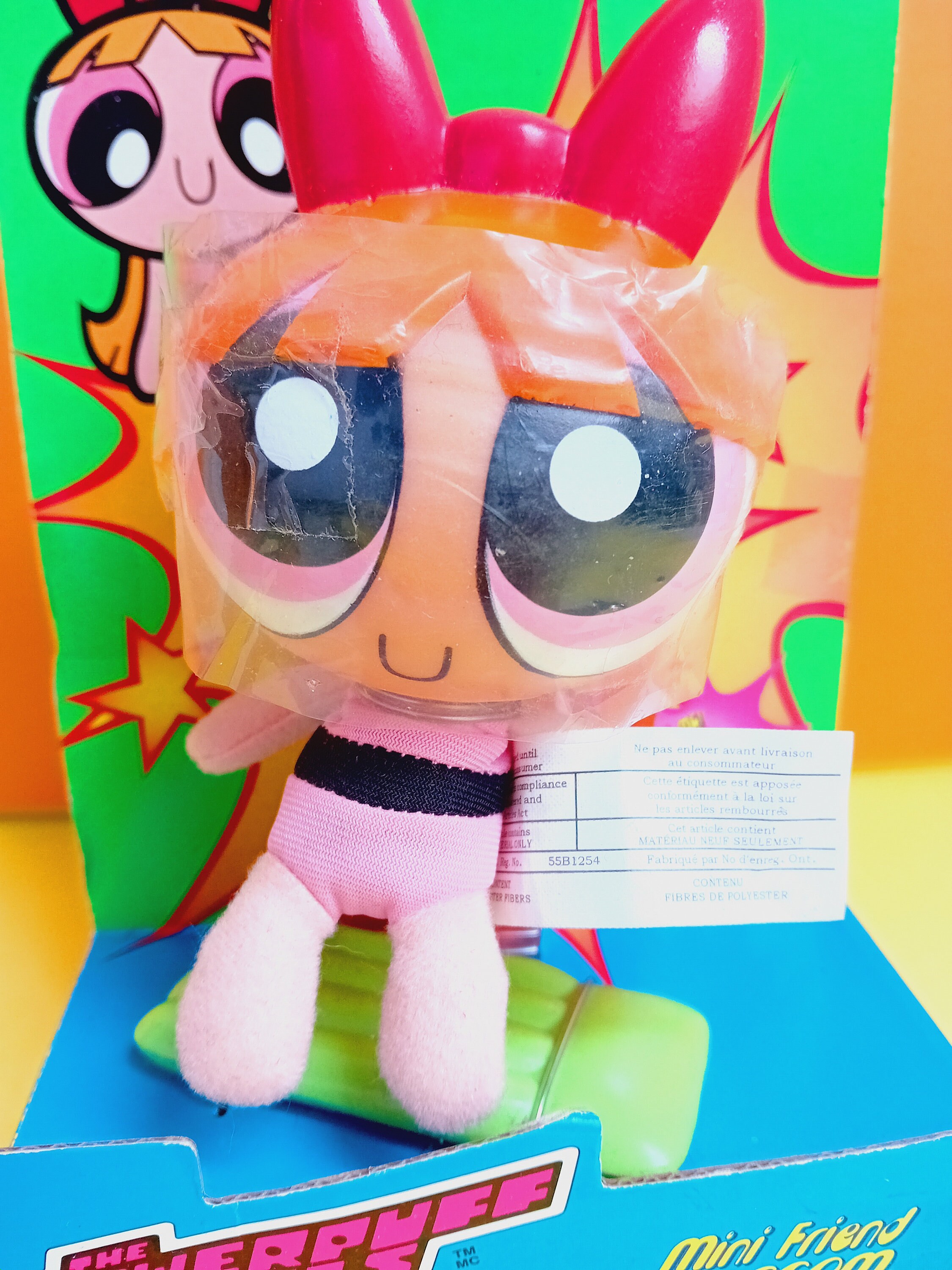 2000 | THE POWERPUFF GIRLS Mini Friend Blossom Doll | Cartoon Network ...