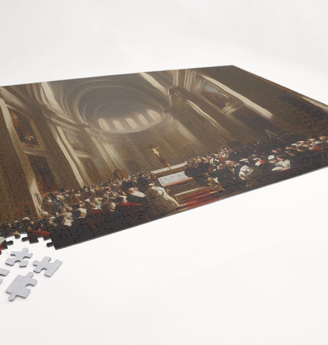 Inside the Church Art Puzzle - Etsy