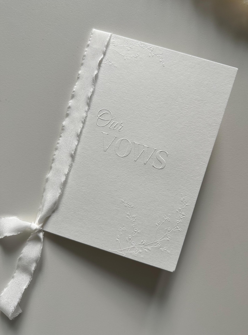 Vow Cards, Our Vows, His Vows Card, Her Vows Card, Set of Vow Cards ...