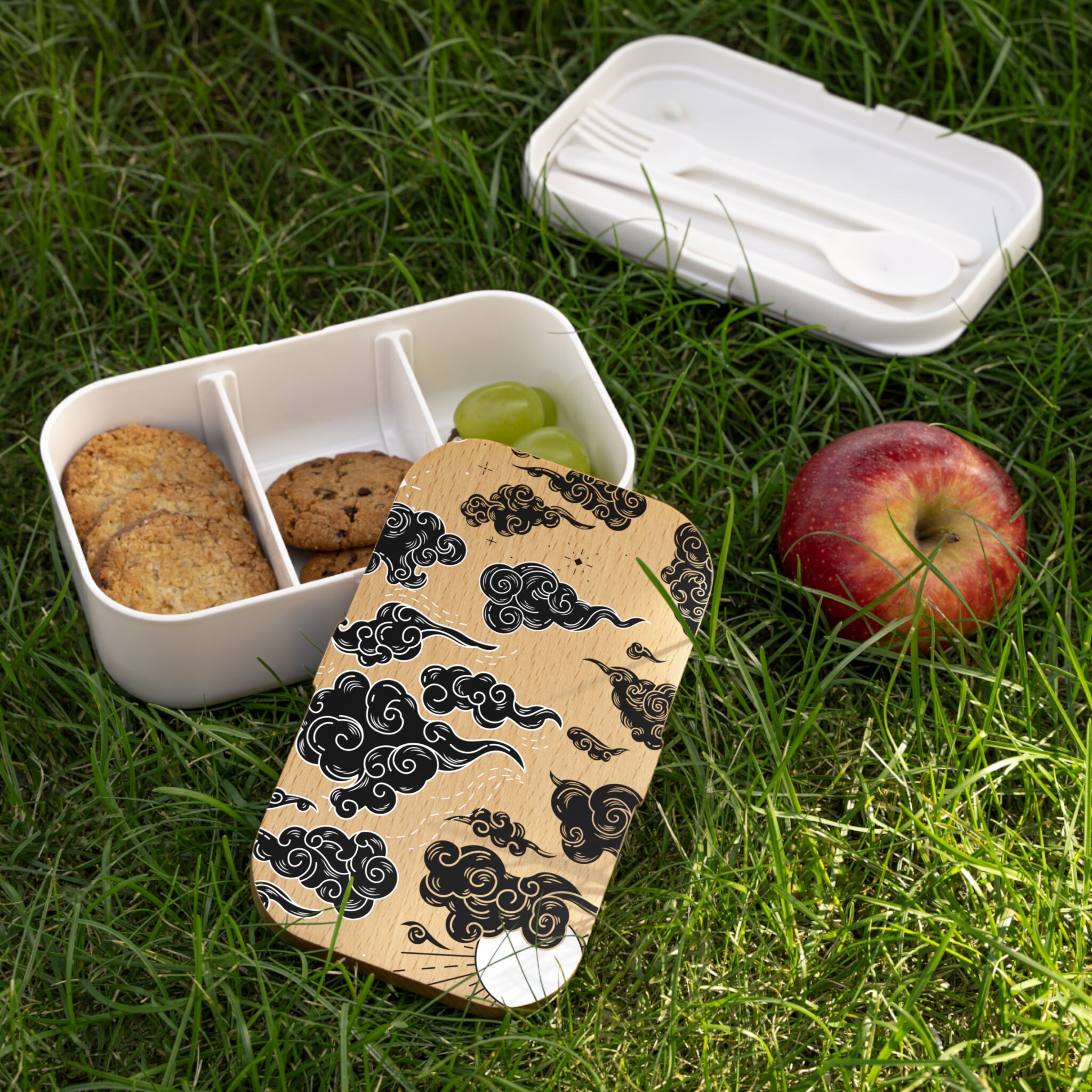 Kawaii Bento Lunch Box Anime Cloud Design, Chinese Traditional Dinner ...