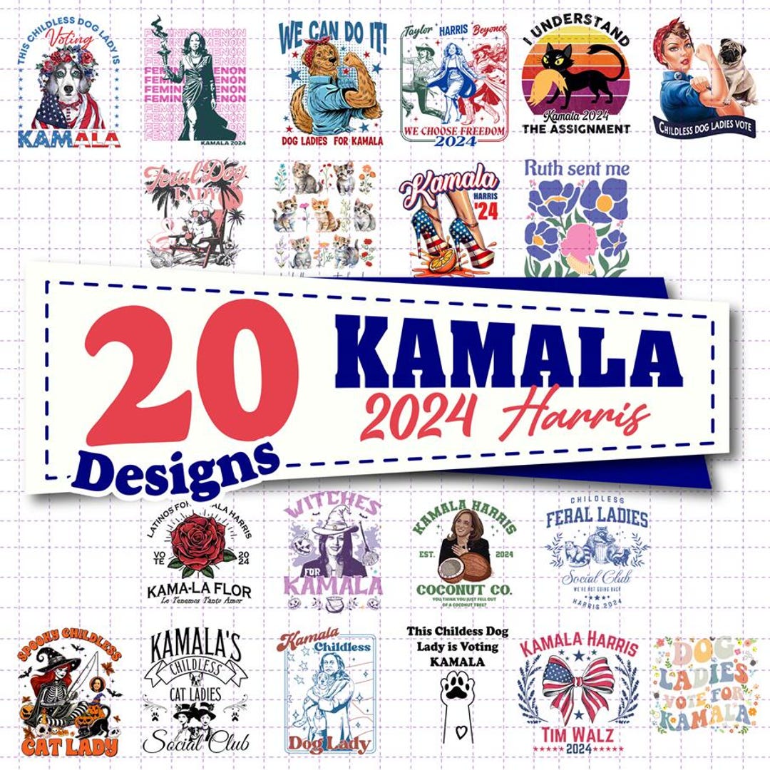 Harris Walz 2024 Png Svg Bundle, Kamala Harris Walz, Harris Walz 2024 ...