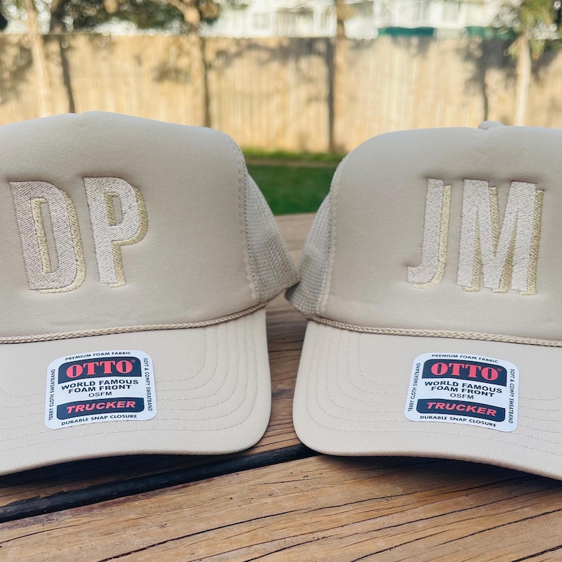 Hat With Initials - Etsy