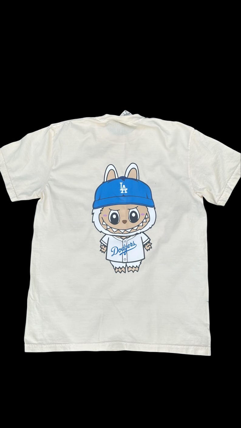 Dodgers X LABUBU T-shirt - Etsy