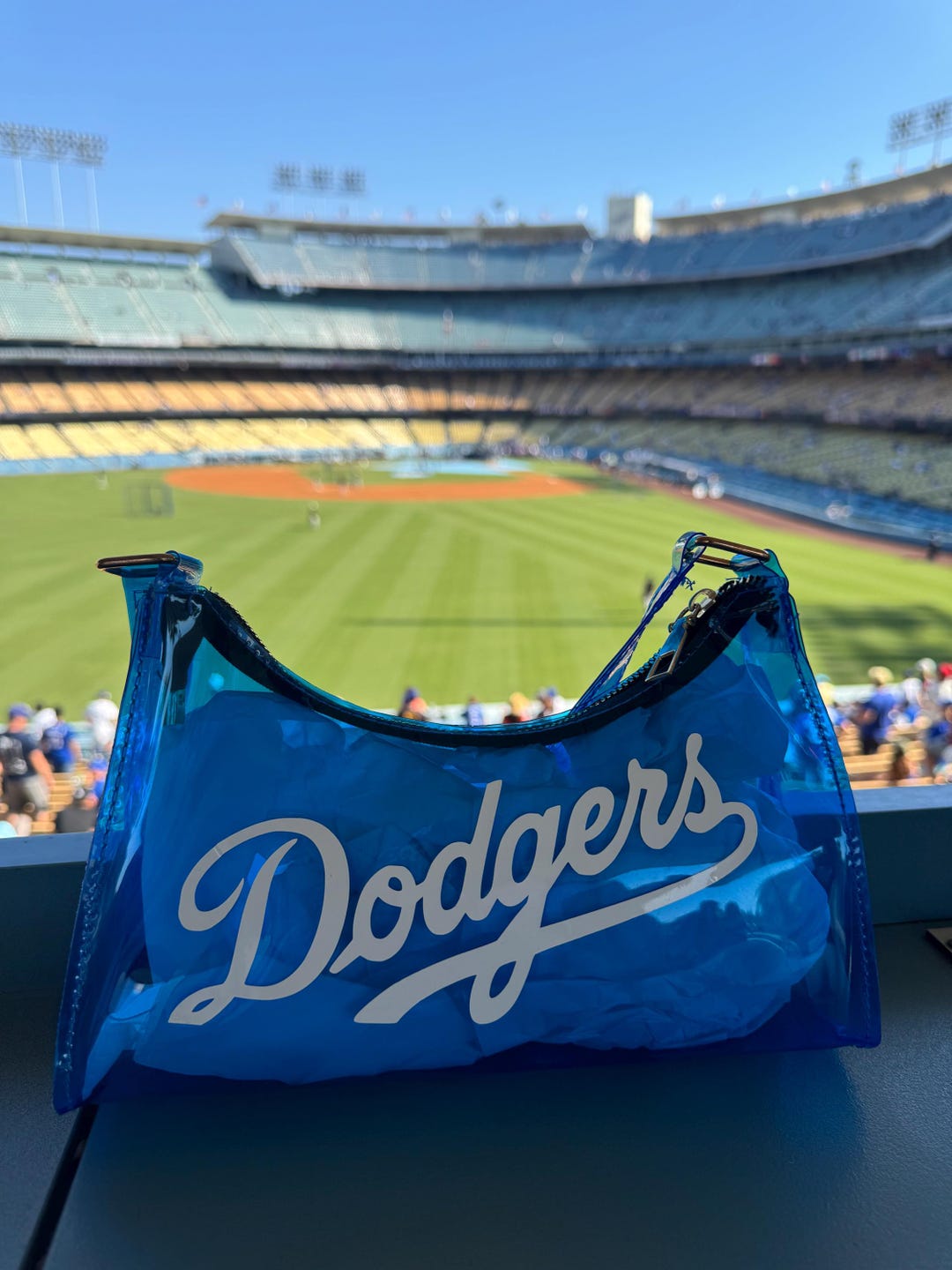 Dodgers Stadium Approved Purse- Clear Bag for Concert Stadium Game Day ...