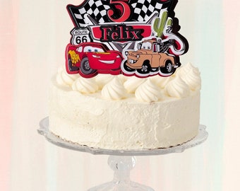 Lightning Mcqueen Cake Topper - Etsy