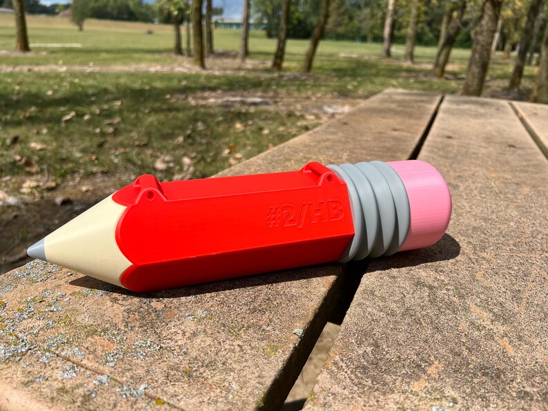 PENCIL Pencil Case With Strap! Compartments for Both Pencils and ...