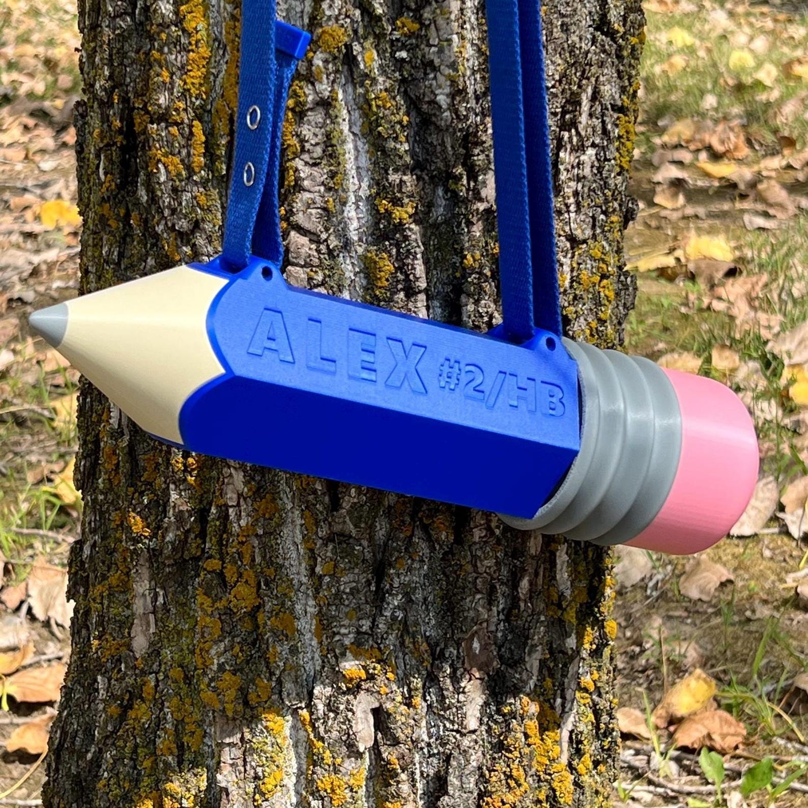 PENCIL Pencil Case With Strap! Compartments for Both Pencils and ...