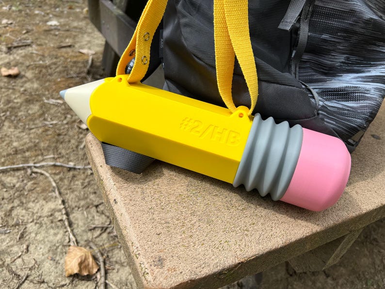 PENCIL Pencil Case With Strap! Compartments for Both Pencils and ...