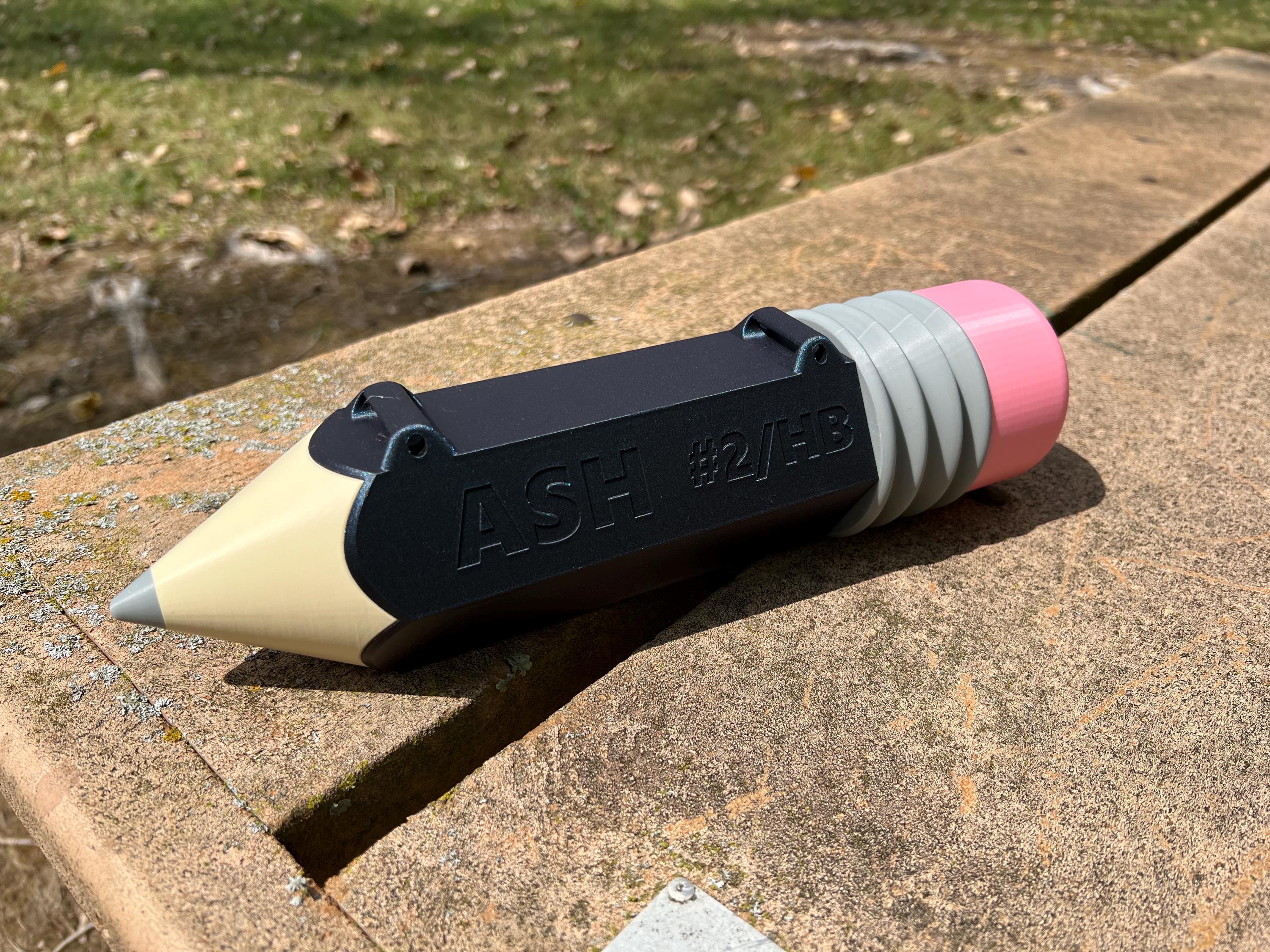 PENCIL Pencil Case With Strap! Compartments for Both Pencils and ...